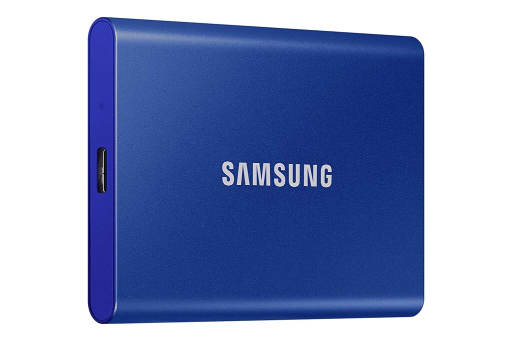 Buy Online Samsung T7 Blue 1TB External SSD At Lowest Prices ...