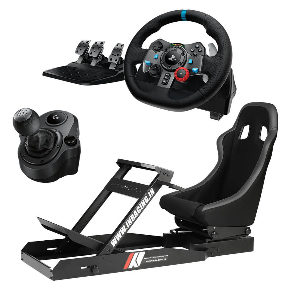 Logitech G29 Driving Wheel, Shifter & Inracing Esport SIM Racing ...