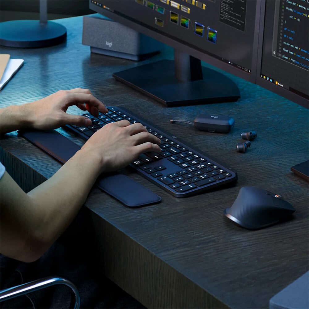 Logitech MX Keys S Wireless Bluetooth Keyboard for Windows PC, Linux ...