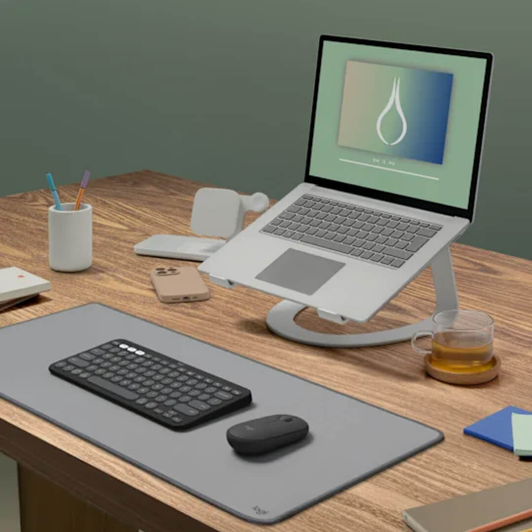 Logitech Pebble M350 Wireless Mouse with Bluetooth & USB works with ...